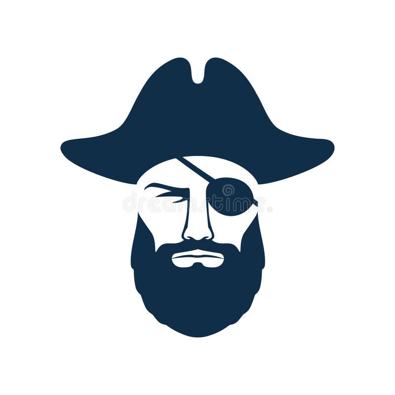 Pirate face graphic icon stock vector. Illustration of jolly - 320311846