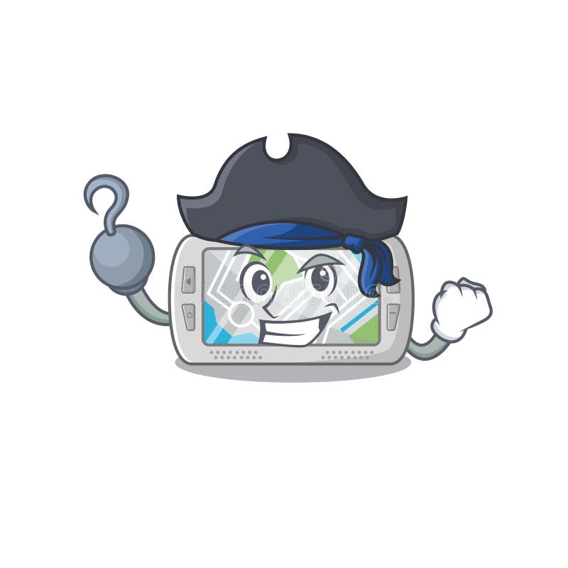 Pirate Global Positioning System in the Cartoon Stock Vector ...