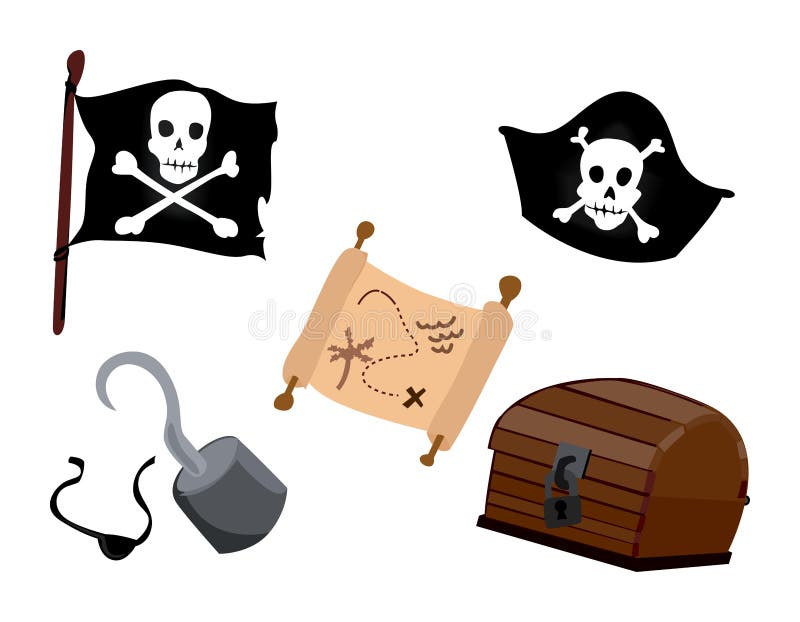 Pirate emoticon stock vector. Illustration of hook, isolated - 14279599