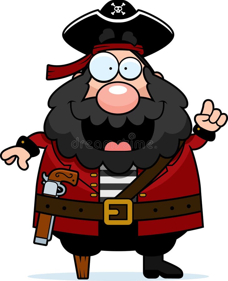 Pirate Parrot Dancing stock vector. Illustration of cartoon - 10978249