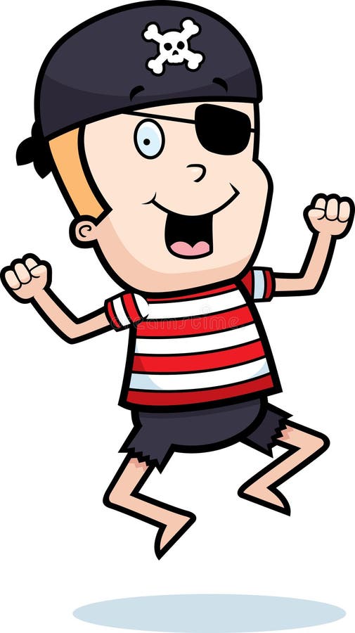 Pirate Parrot Dancing stock vector. Illustration of cartoon - 10978249