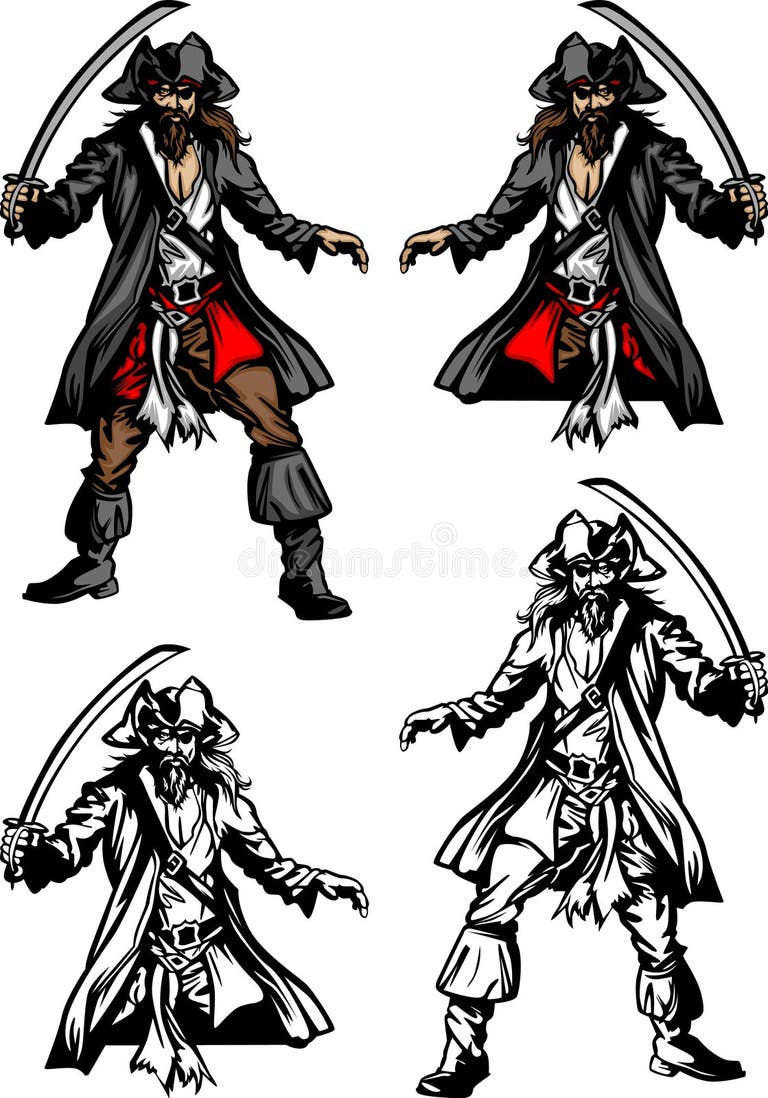 Pirate Mascot Vector Logo Stock Illustrations – 1,406 Pirate Mascot ...