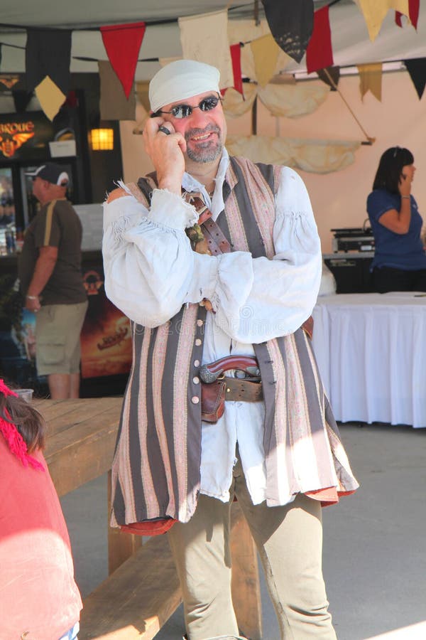 Pirate of modern times editorial photography. Image of smile - 16156232