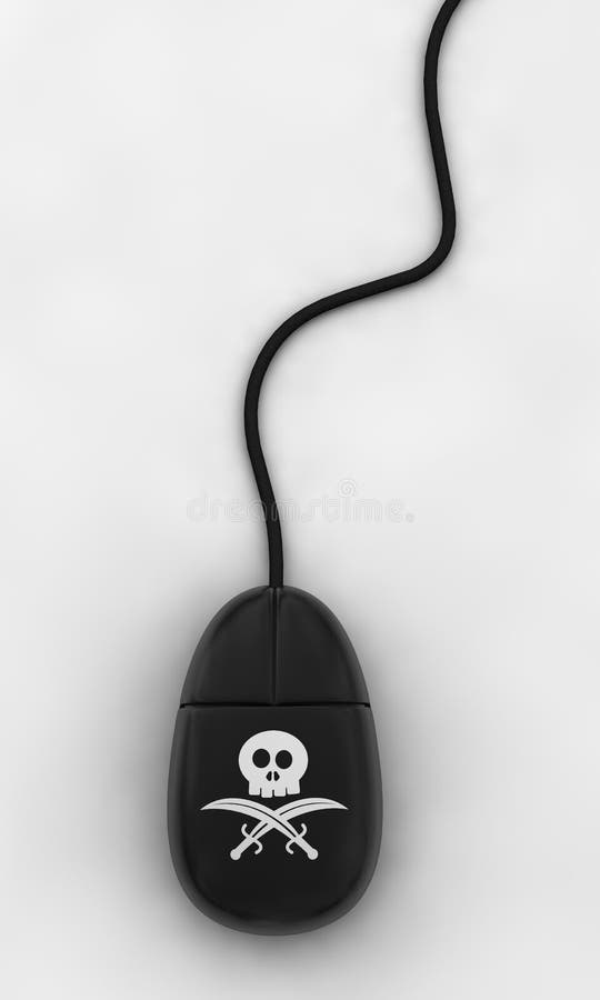 Pirate mouse stock illustration. Illustration of software - 12790846