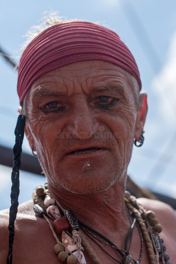 Pirate. Old man portrait stock photo. Image of dangerous - 74000716