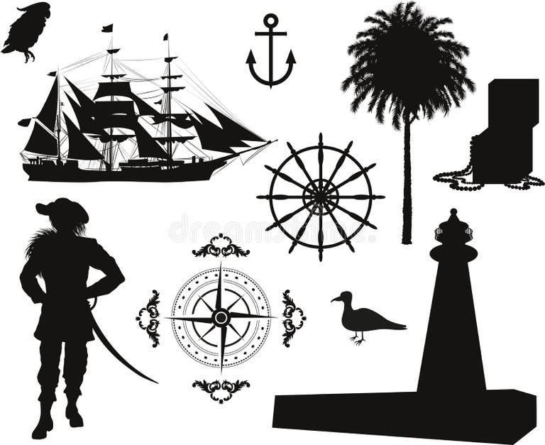 Pirate Equipment Icons Stock Illustrations – 308 Pirate Equipment Icons ...