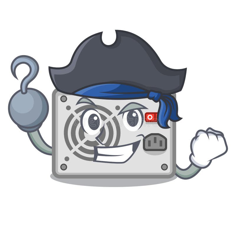 Pirate Power Supply Isolated in the Cartoon Stock Vector - Illustration ...