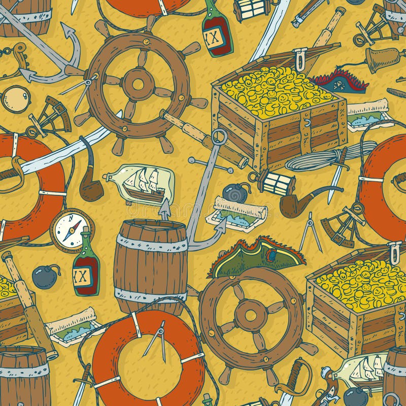 Pirate Instruments Stock Illustrations – 84 Pirate Instruments Stock ...