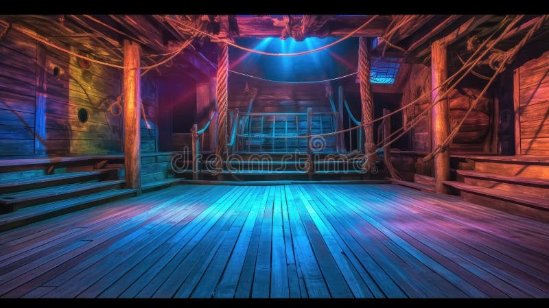 Pirate Ship Deck Stage View From Up On Stage Picture Of Pirate Ship