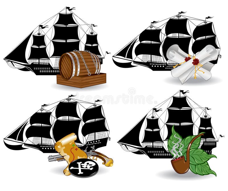 Pirate Simbol Stock Illustrations – 18 Pirate Simbol Stock ...