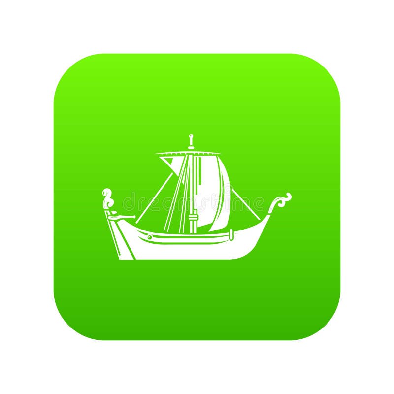 Pirate Ship Icon, Simple Style Stock Vector - Illustration of ocean ...
