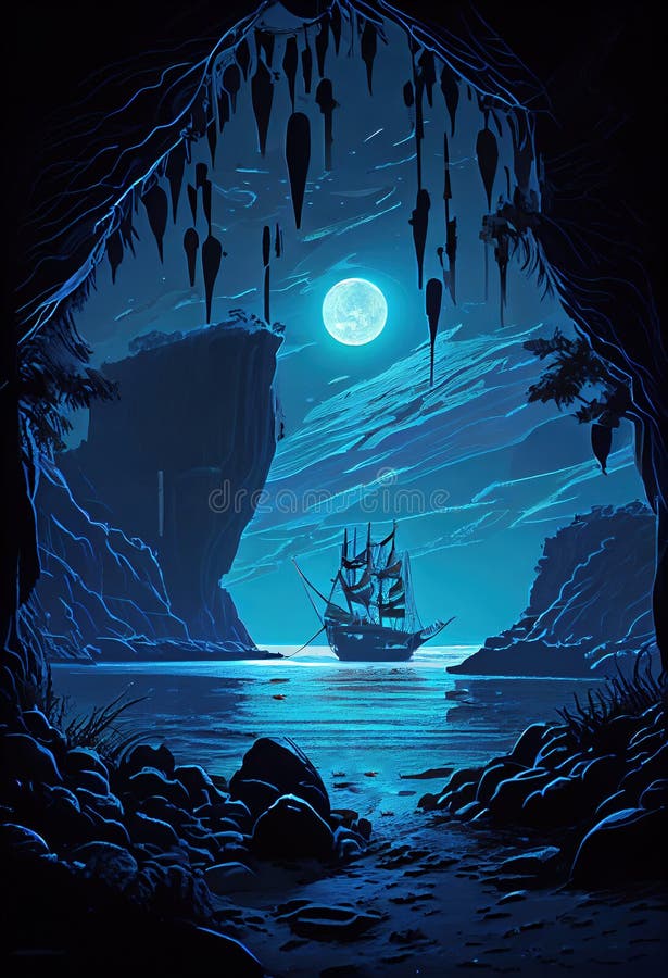 Moon Pirate Ship Stock Illustrations – 843 Moon Pirate Ship Stock ...
