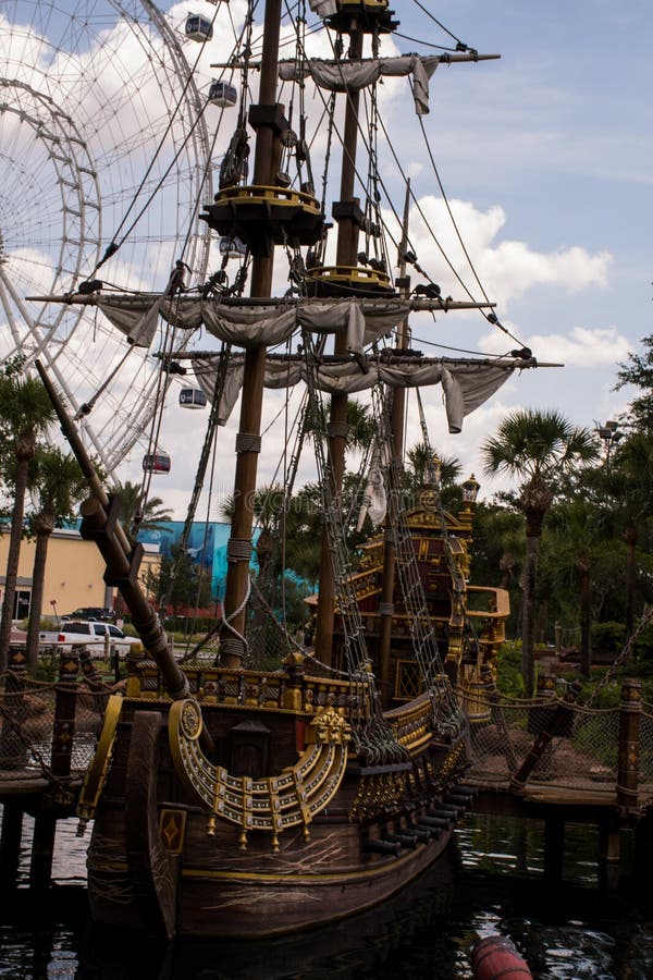 Pirate Ship in Orlando, Florida Editorial Photo - Image of attractions ...