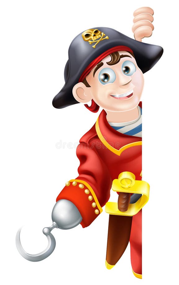 Pirate sign drawing stock vector. Illustration of sign - 44973481