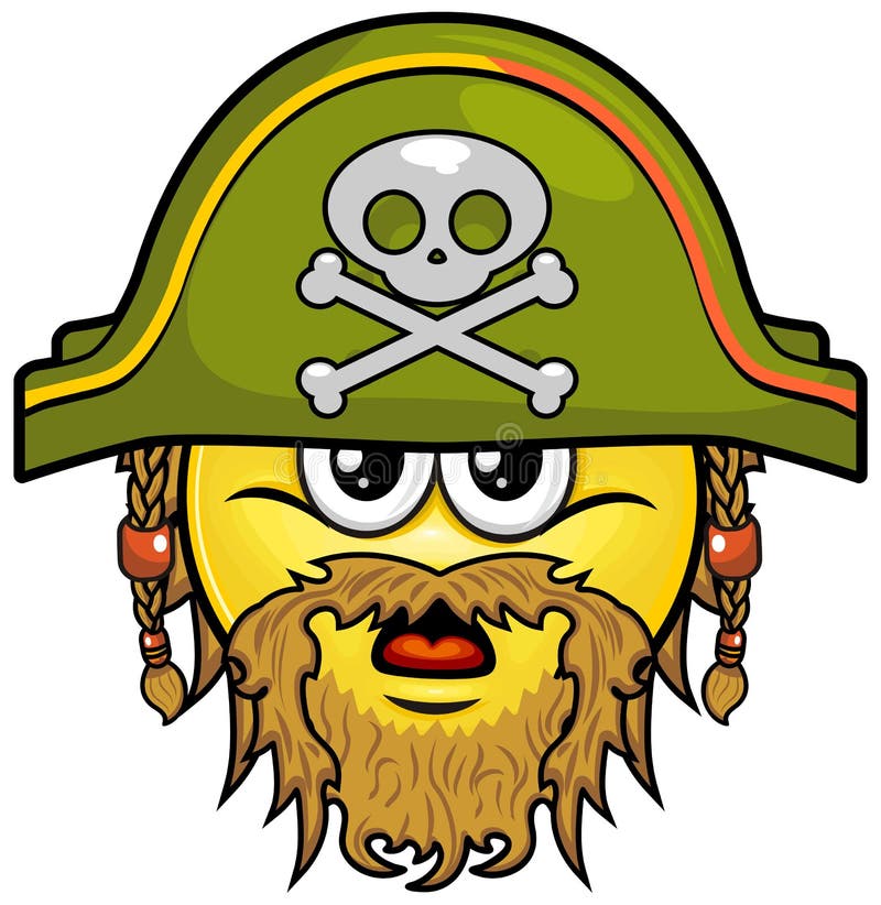 Smiley Pirate Stock Illustrations – 858 Smiley Pirate Stock ...
