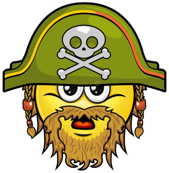 Pirate Smiley Stock Illustrations – 432 Pirate Smiley Stock ...
