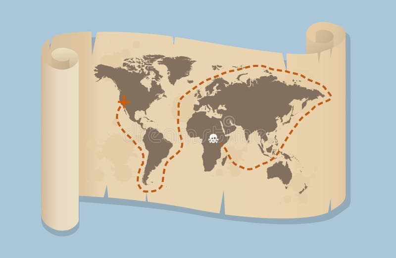 Old Style Sea Map Vector Stock Illustrations – 2,676 Old Style Sea Map ...