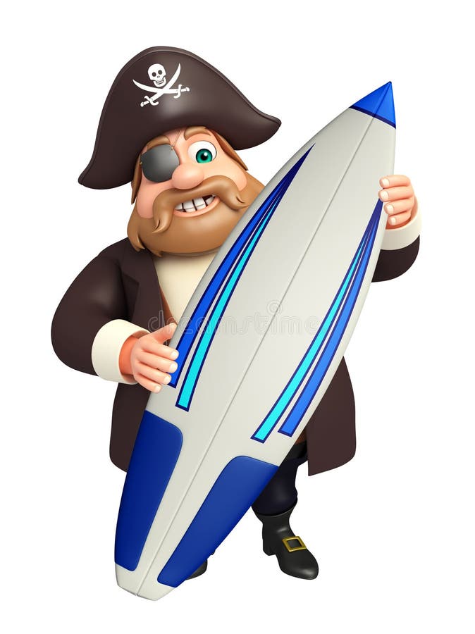 Pirate Surfboard Stock Illustrations – 121 Pirate Surfboard Stock ...