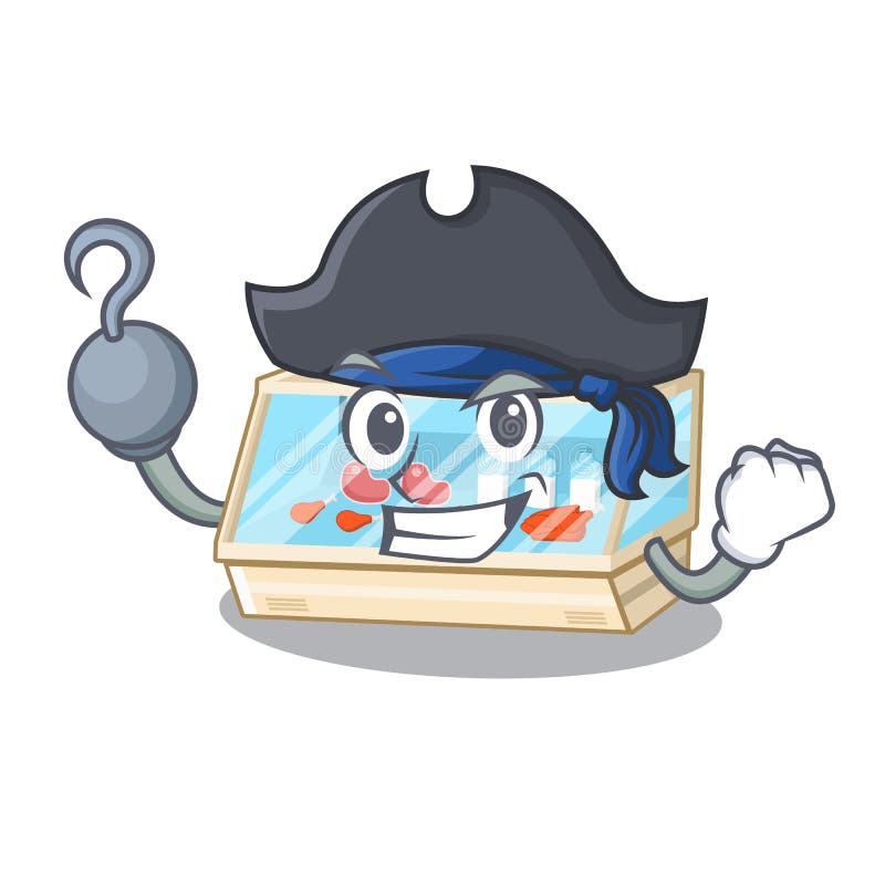 Pirate Trade Counter in the Mascot Shape Stock Vector - Illustration of ...