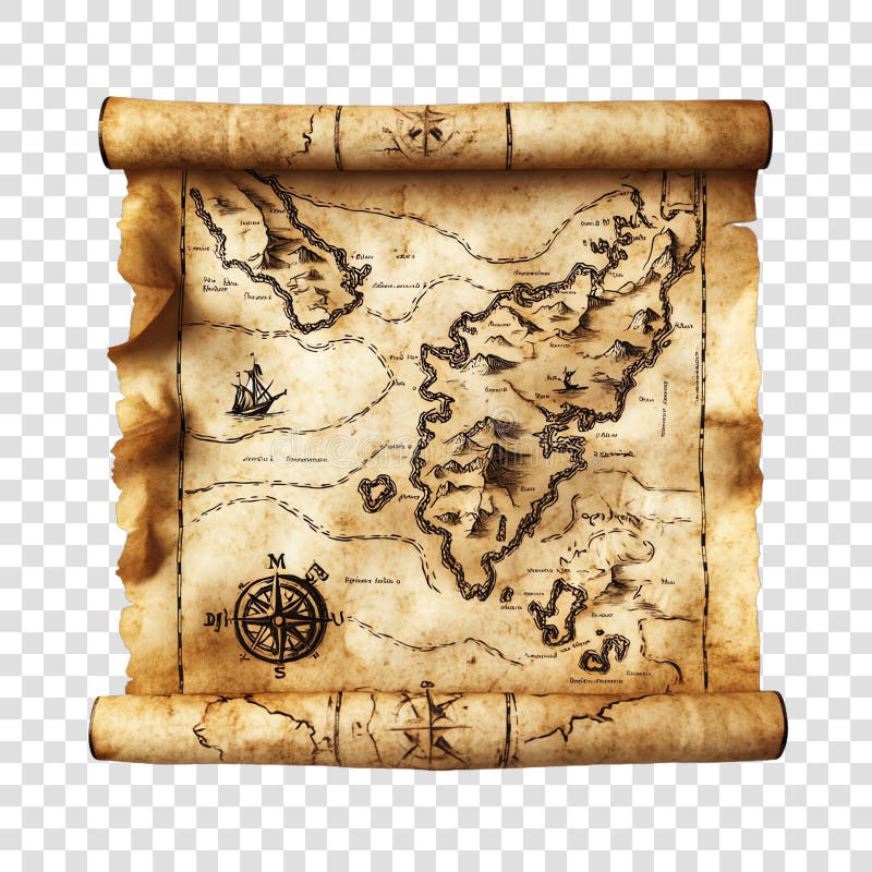 Pirate treasure map stock image. Illustration of text - 341487033