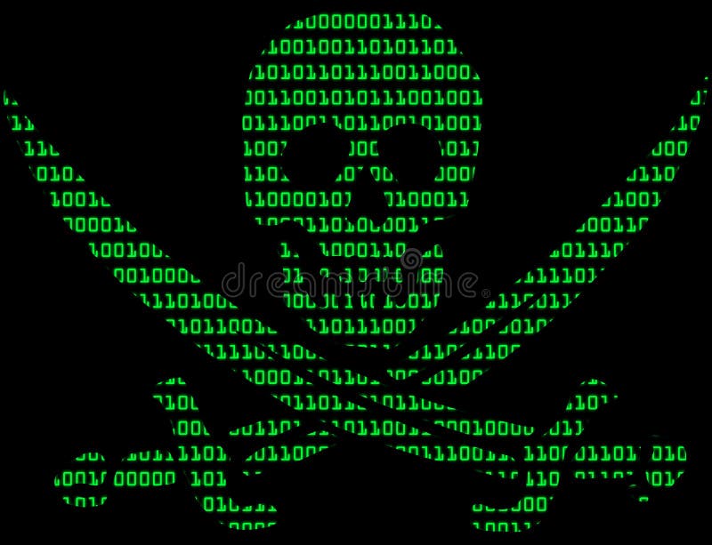 Piraterie d'Internet illustration stock. Illustration du fichier - 66774430