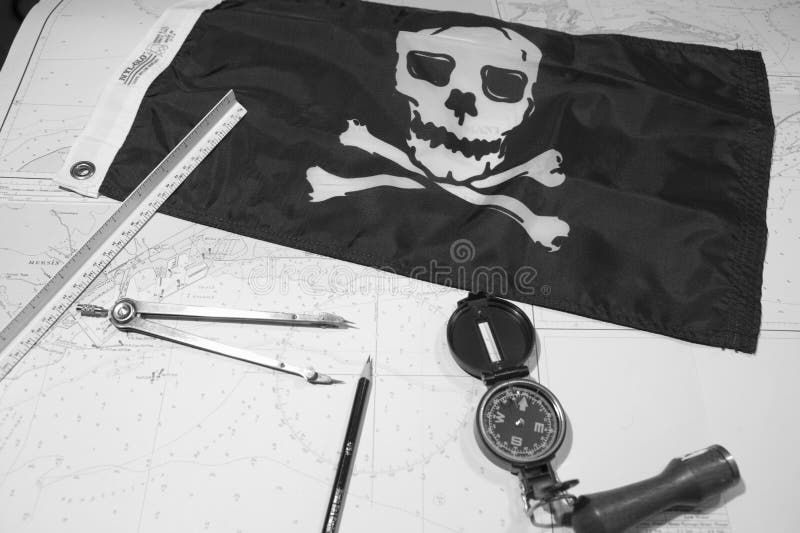 Pirates plotting to attack stock photo. Image of south - 7315772