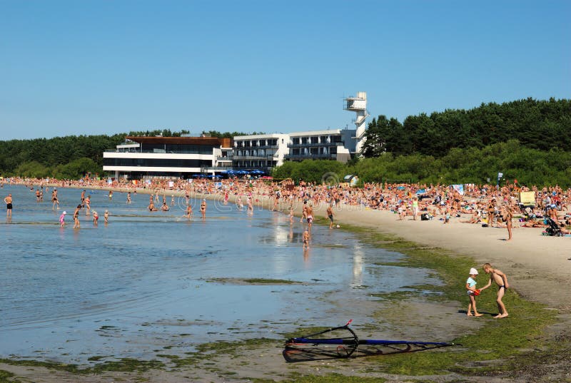 Pirita Beach in Tallinn editorial photography. Image of play - 16164012