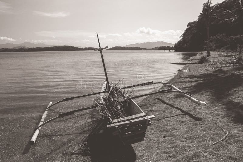 Piroghe Da Pesca Tradizionali in Legno Fotografia Stock - Immagine di ...