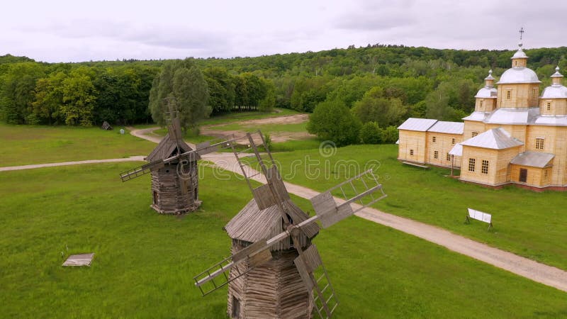 Pirogovo. Museum of Architecture in the Open Stock Footage - Video of ...