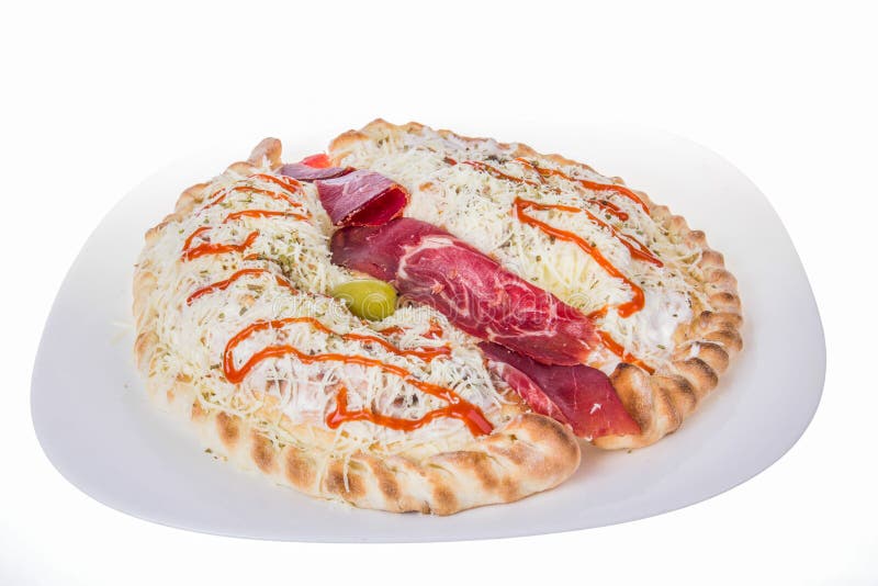 Pirogue with sirloin stock photo. Image of canzona, fast - 35607656