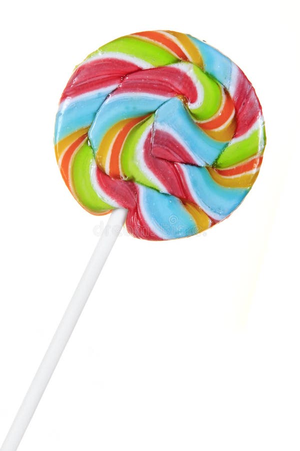 Pirulito colorido isolado imagem de stock. Imagem de brilhante - 28044357