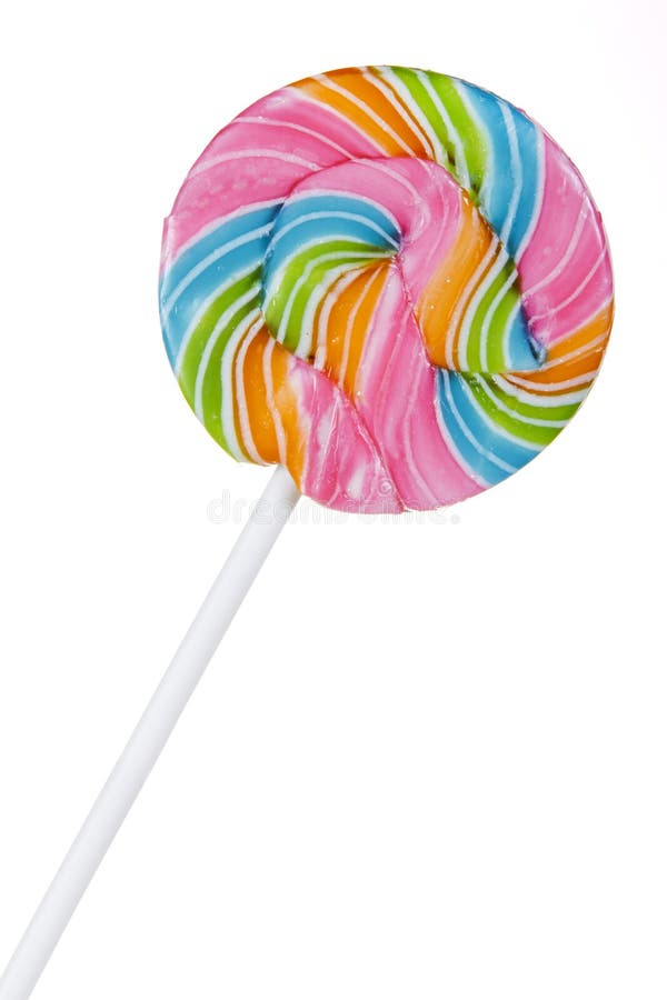 Pirulito colorido foto de stock. Imagem de gostoso, isolado - 35058222