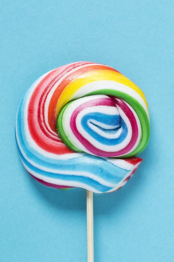 Pirulito Colorido No Fundo Branco Foto de Stock - Imagem de lolly ...