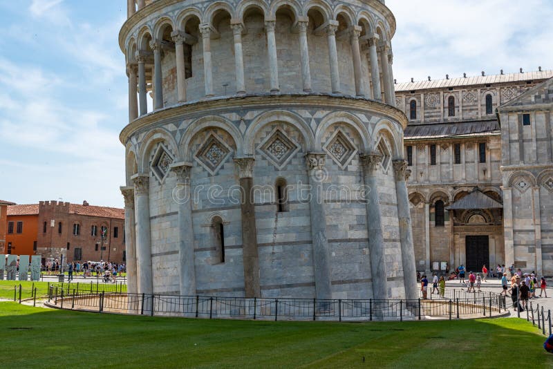 Close-up on Leaning TowerÂ´s Base in Pisa Editorial Image - Image of ...