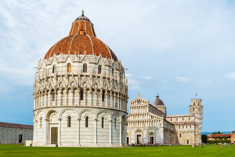 Historic Buildings at Miracles Square in Pisa Editorial Stock Photo ...