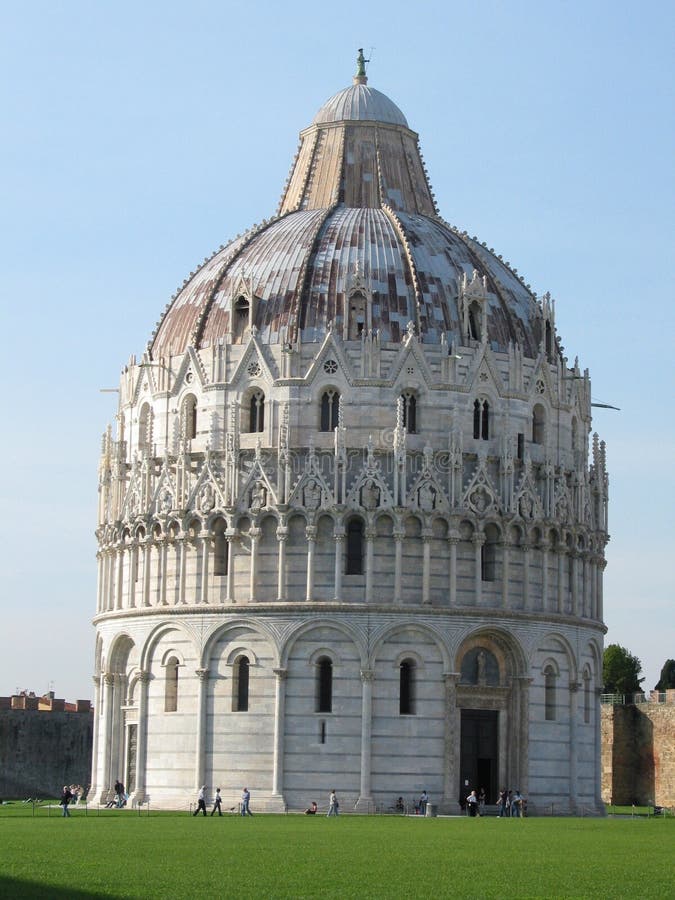 Pisa dome stock image. Image of toscana, italian, tourism - 589129