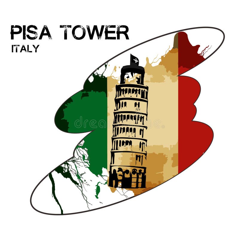 Flag of Pisa of Tuscany, Italy Stock Illustration - Illustration of ...