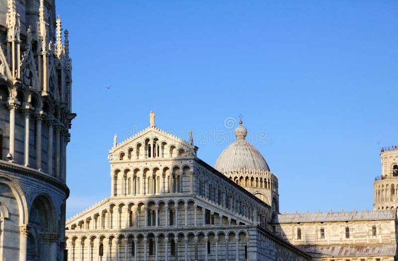 Pisa landmark stock image. Image of dome, stones, history - 11909655