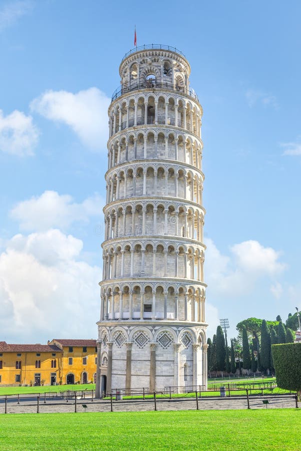 Pisa Leaning Tower stock image. Image of square, travel - 309449273