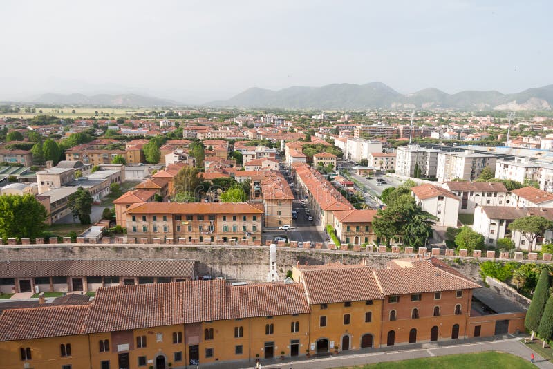 Pisa Old Town Center Cityscape Stock Photo - Image of european, europe ...