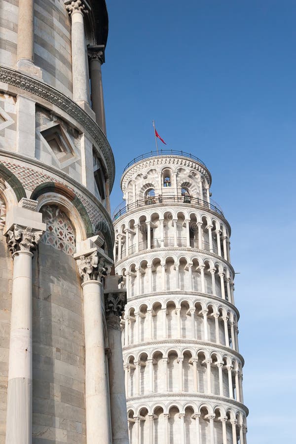 Pisa Tower stock image. Image of stone, falling, square - 51363001