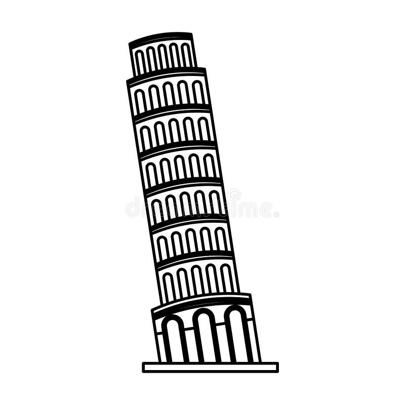 Pisa tower isolated icon stock vector. Illustration of artistic - 86455337 Pisa tower isolated icon stock vector. Illustration of artistic - 86455337