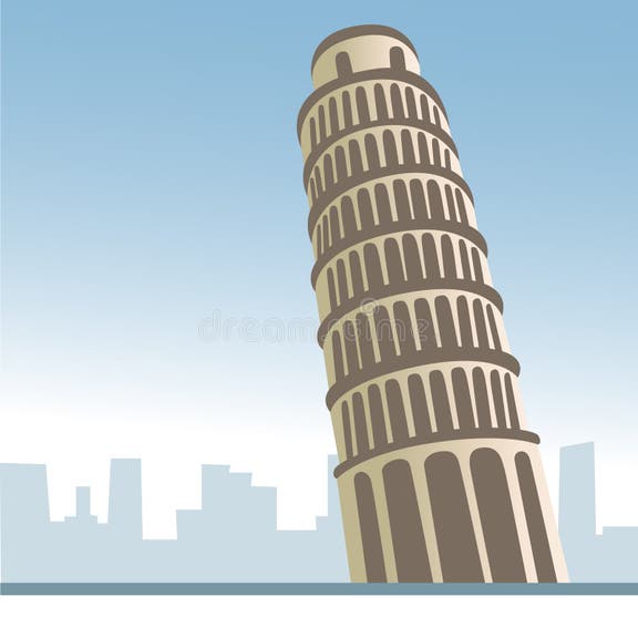 Leaning Tower Cartoon Stock Illustrations – 390 Leaning Tower Cartoon ...