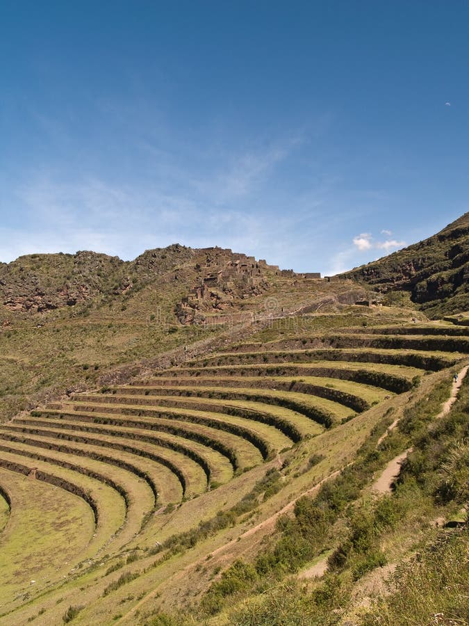 Pisac Ruins stock photo. Image of terrace, destination - 3284138