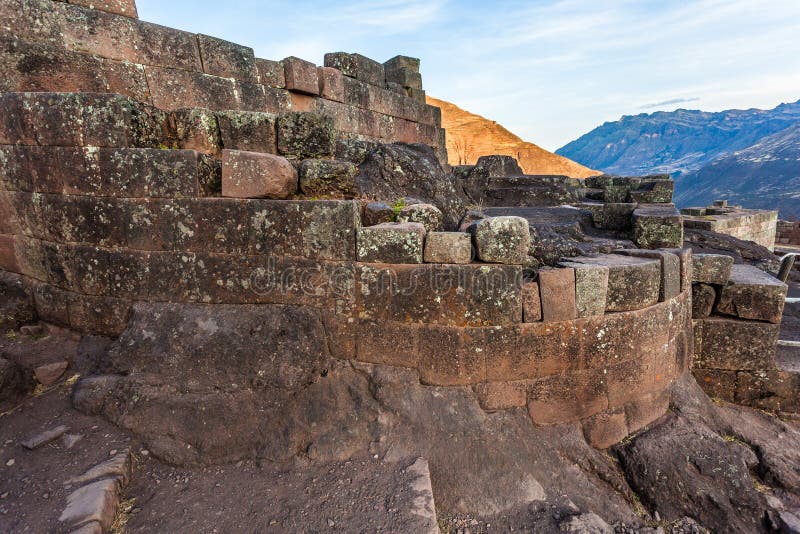 Pisac: SECTOR of INTIHUATANA Editorial Stock Photo - Image of incan ...