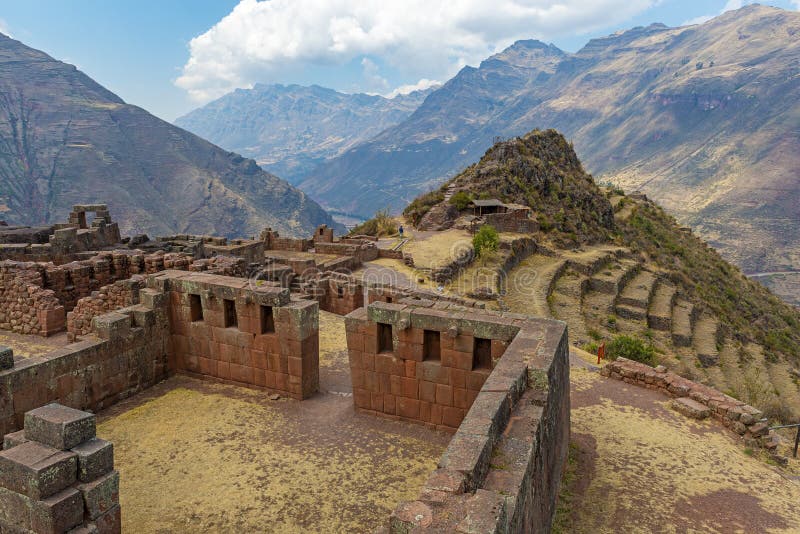 Pisac Sun Temple, Cusco, Peru Stock Photo - Image of building ...