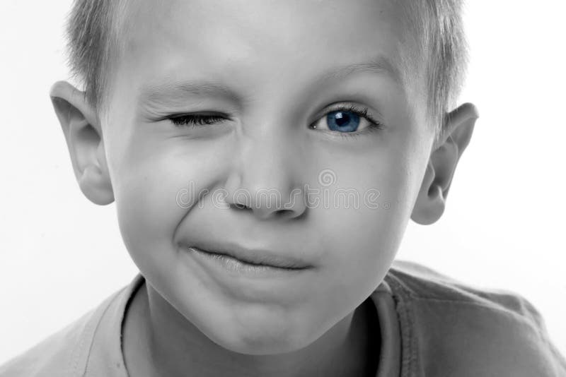 Piscar imagem de stock. Imagem de infância, olho, riso - 2776829