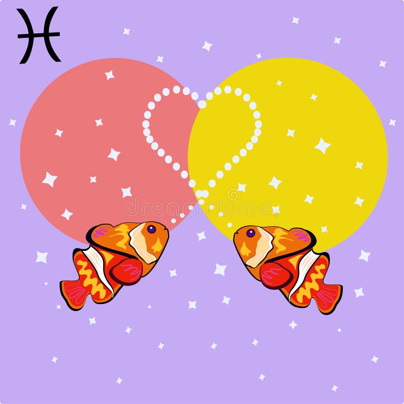 Pisces stock vector. Illustration of constellation, pisces - 47437907