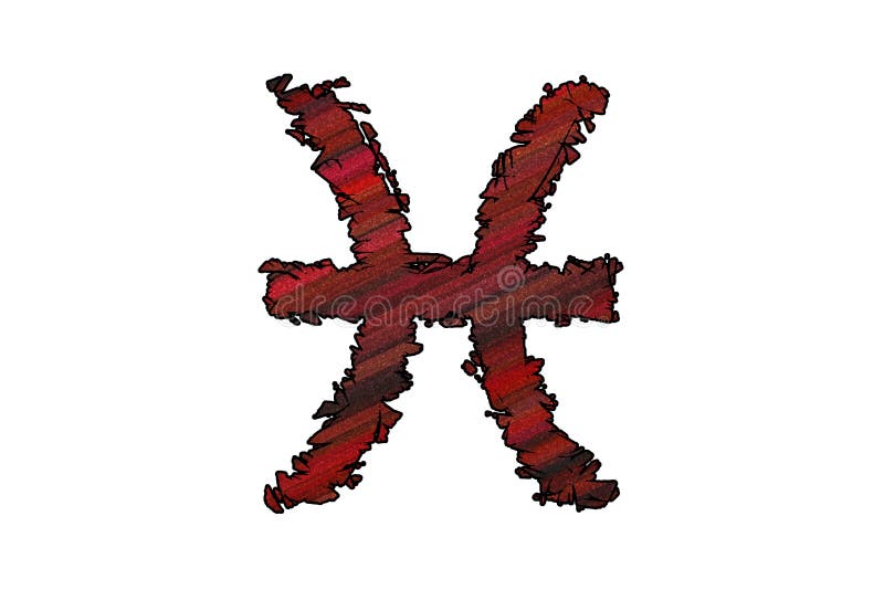 Sign of the Fish, Symbol of Christian Art Stock Vector - Illustration ...