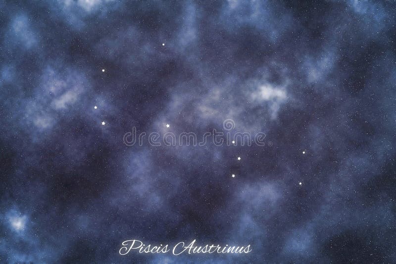 Piscis Austrinus Star Constellation, Brightest Stars , Southern Fish ...
